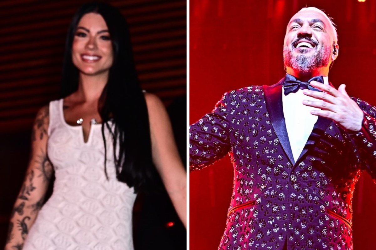 Rayane Figliuzzi acompanha show de Belo e se derrete com declaração ...