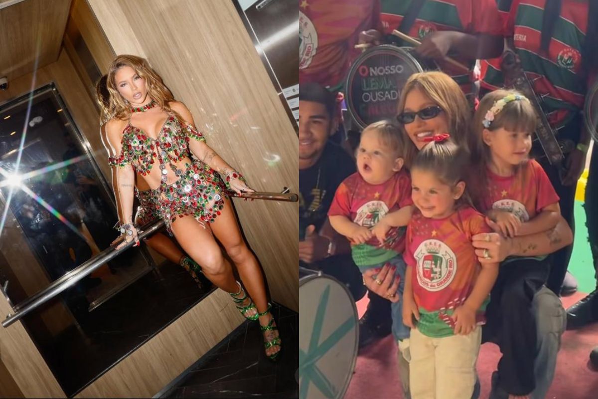 Virginia Fonseca leva filhos para festa na quadra da Grande Rio - O ...